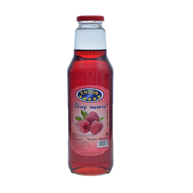 Sirop zmeura Encon, 750 ml - eMAG.ro