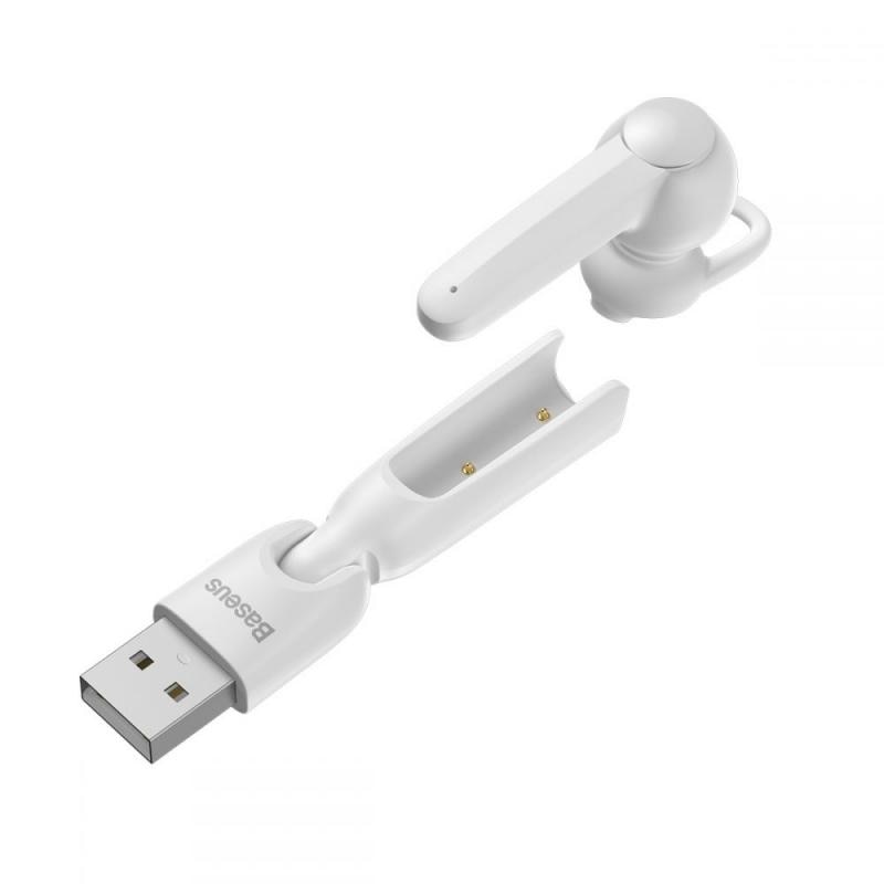 Casca bluetooth wireless Baseus Encok A05 White - eMAG.ro