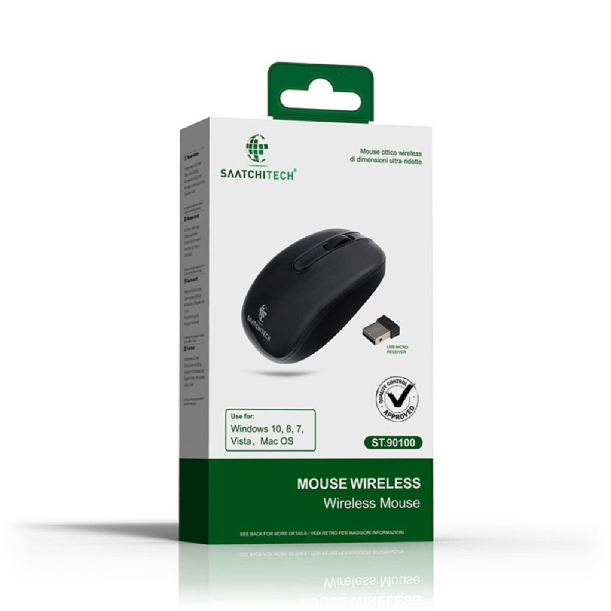 Mouse wireless saatchitech ST.90100 negru - eMAG.ro