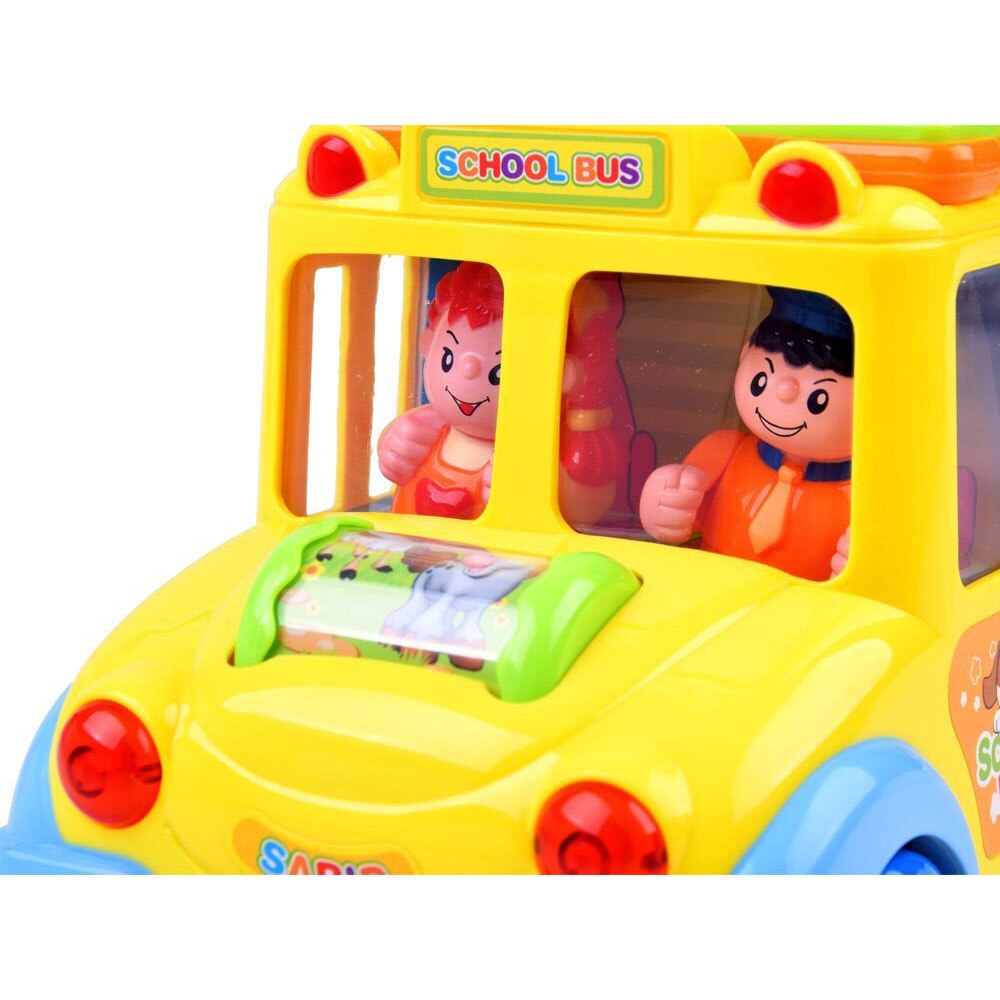 Mini autobuz scolar educativ cu sunete si lumini, WW5071 RCO® - eMAG.ro