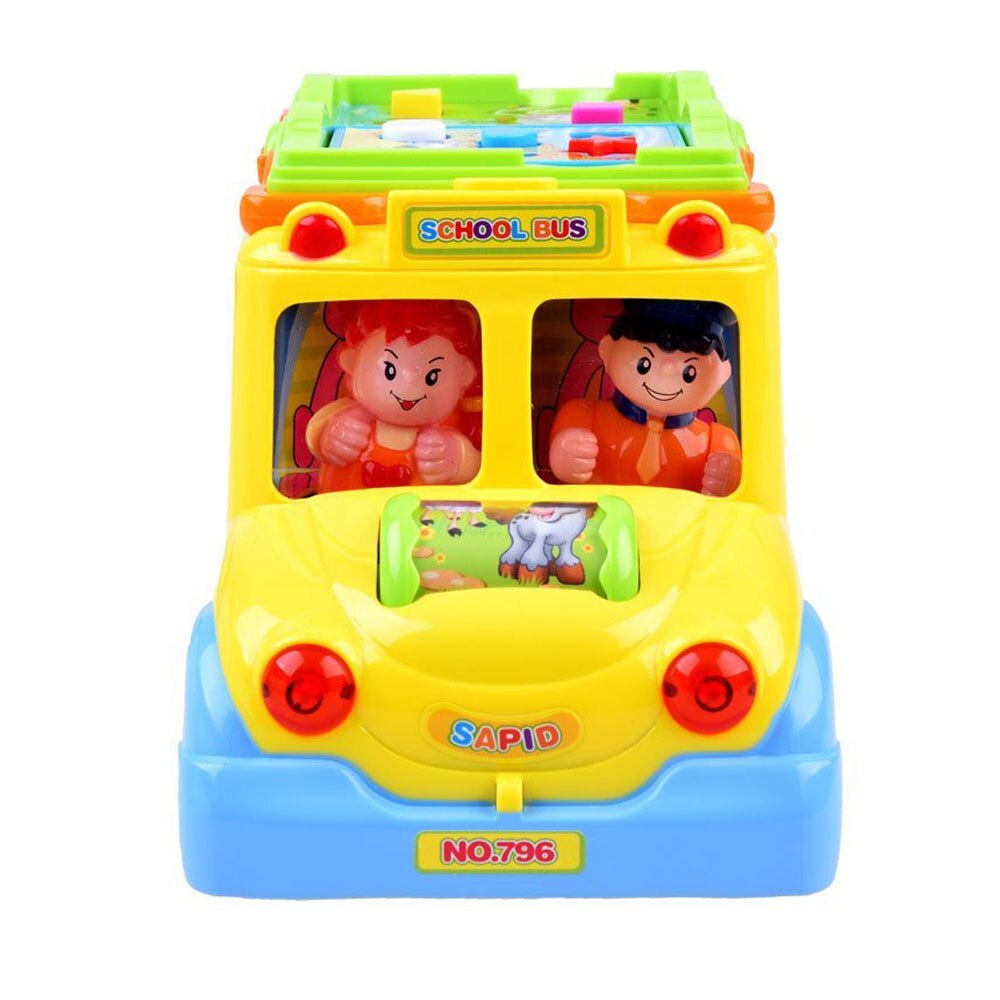 Mini autobuz scolar educativ cu sunete si lumini, WW5071 RCO® - eMAG.ro