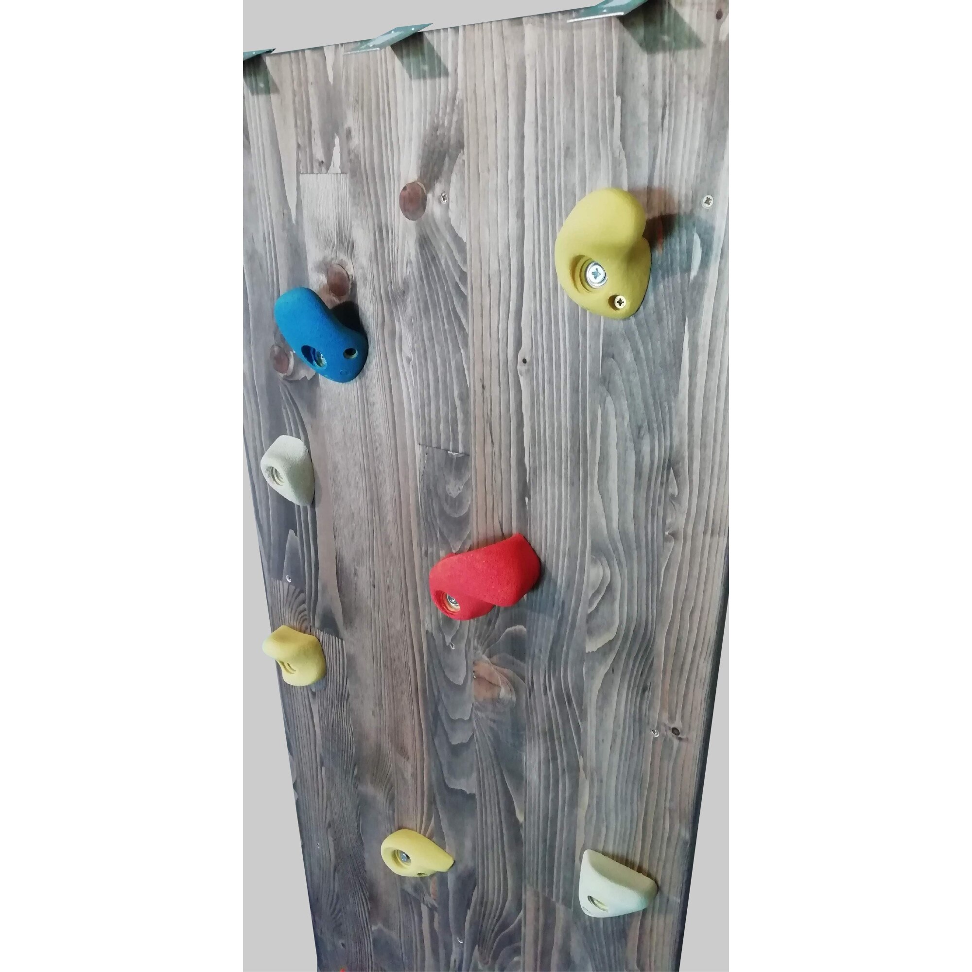 Perete de escalada din lemn, Inlemnit Royal, cu 10 prize multicolore ...