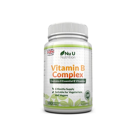 Complex Vitamina B, 180 capsule, 6 luni de aprovizionare, Nu U ...