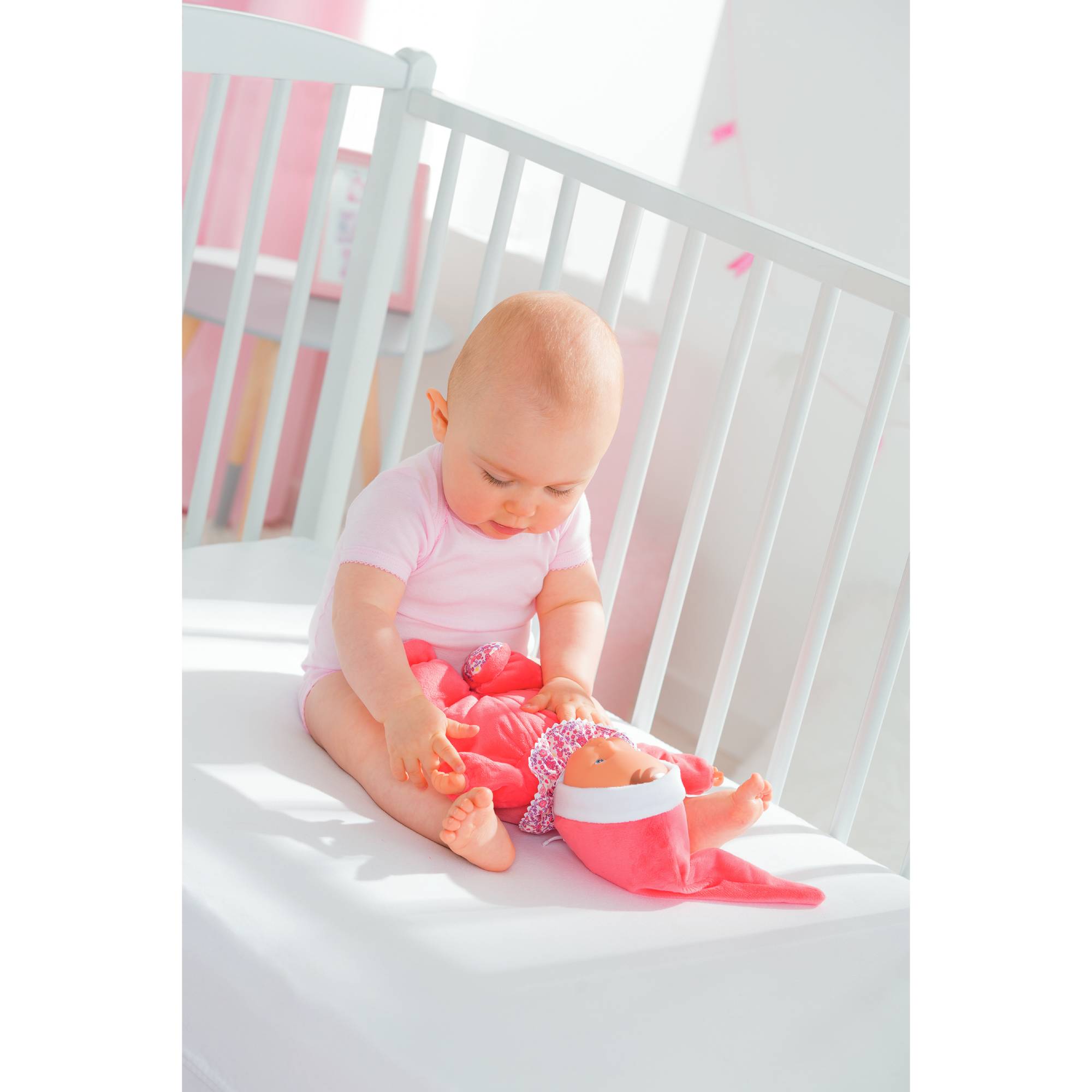 Papusa Corolle - Babipouce Floral Bloom, corp moale, 28 cm - eMAG.ro