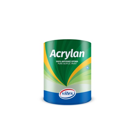Акрилна боя 100% Acrylan, бяла, 750 мл - eMAG.bg