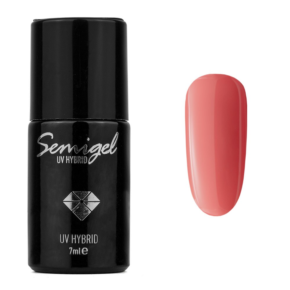 Oja Semipermanenta, Semigel UV Hybrid, Roz nude, SMG077, 7 ml - eMAG.ro
