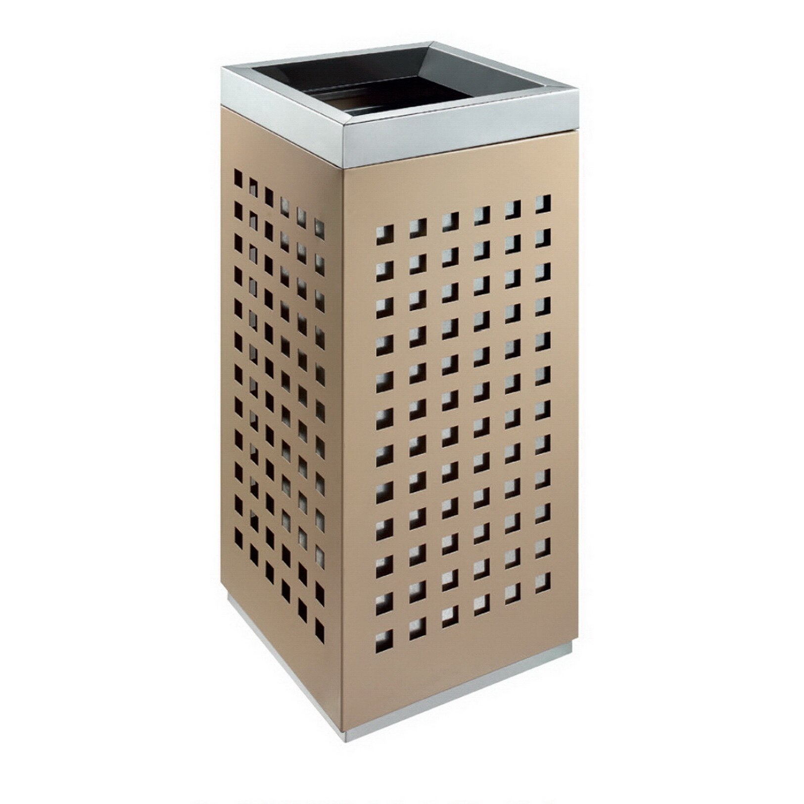 Smash Design Luxury Bins Kültéri szemetes, ezüst, 47 L, SMH9492 - eMAG.hu
