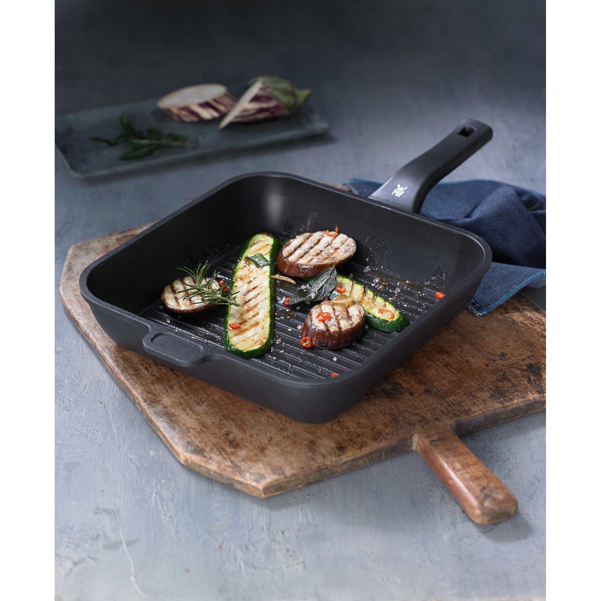 Tigaie grill, 28 x 28 cm, PermaDur Premium - WMF - eMAG.ro