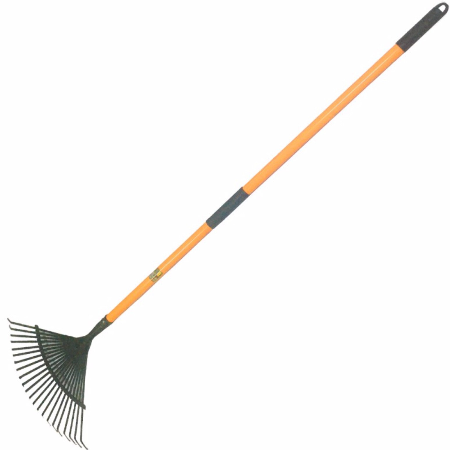 Grebla pentru frunze, 22 de dinti din otel carbon cu coada din fibra de ...