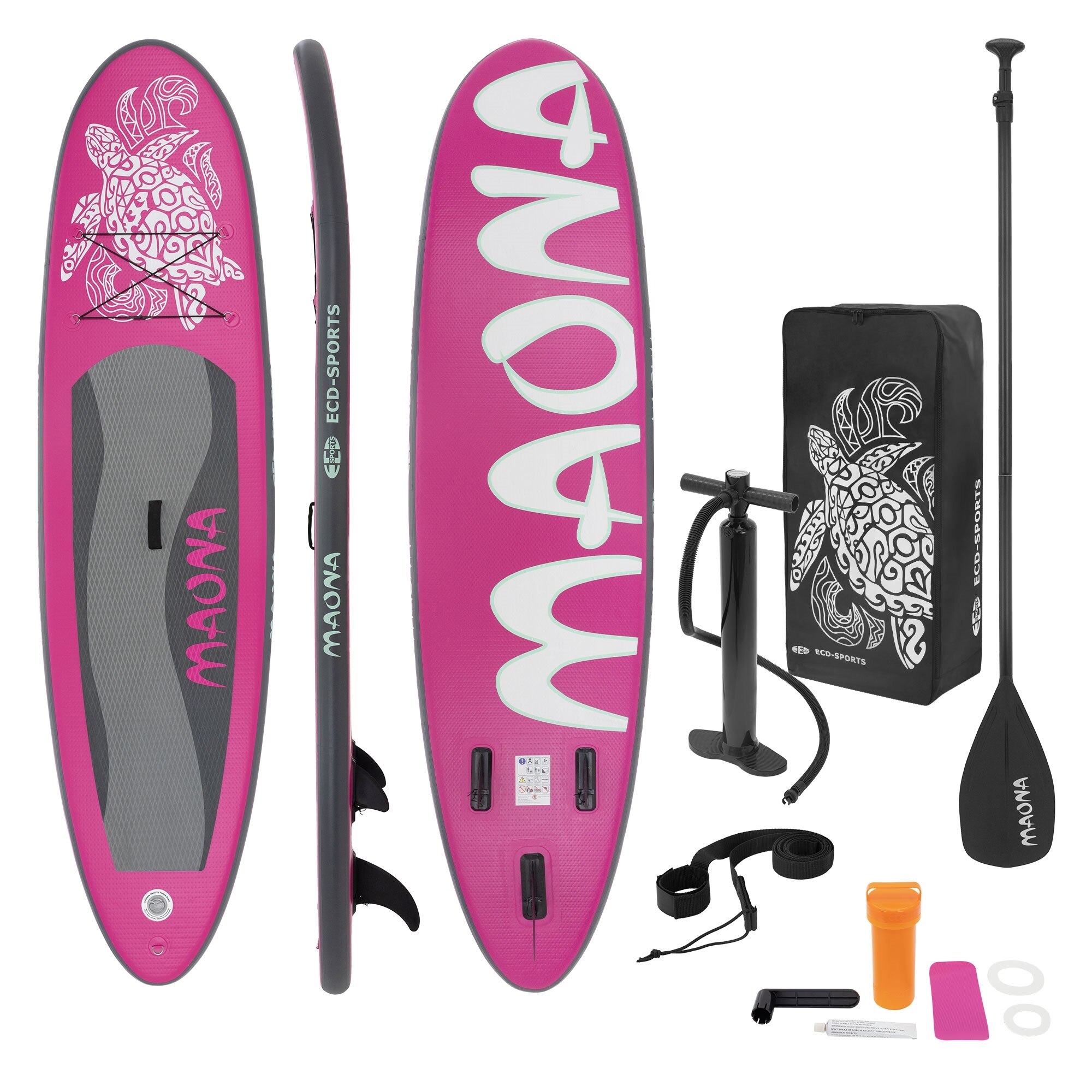 Set placa de surf gonflabila Stand Up Paddle Board Maona cu vasla ...
