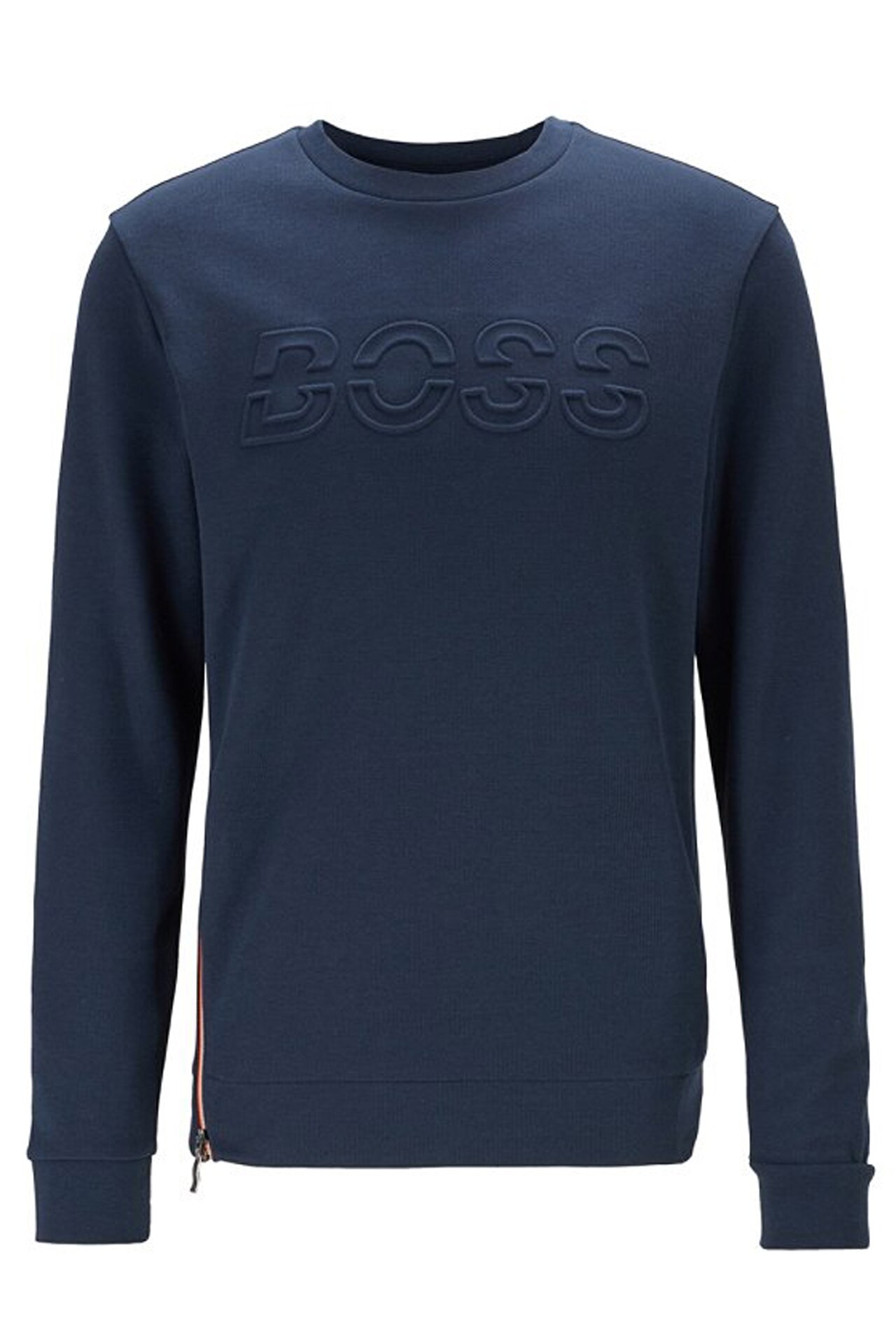 Hanorac BOSS Athleisure cu fermoar in lateral, Hugo Boss, bleumarin, L EU - eMAG.ro