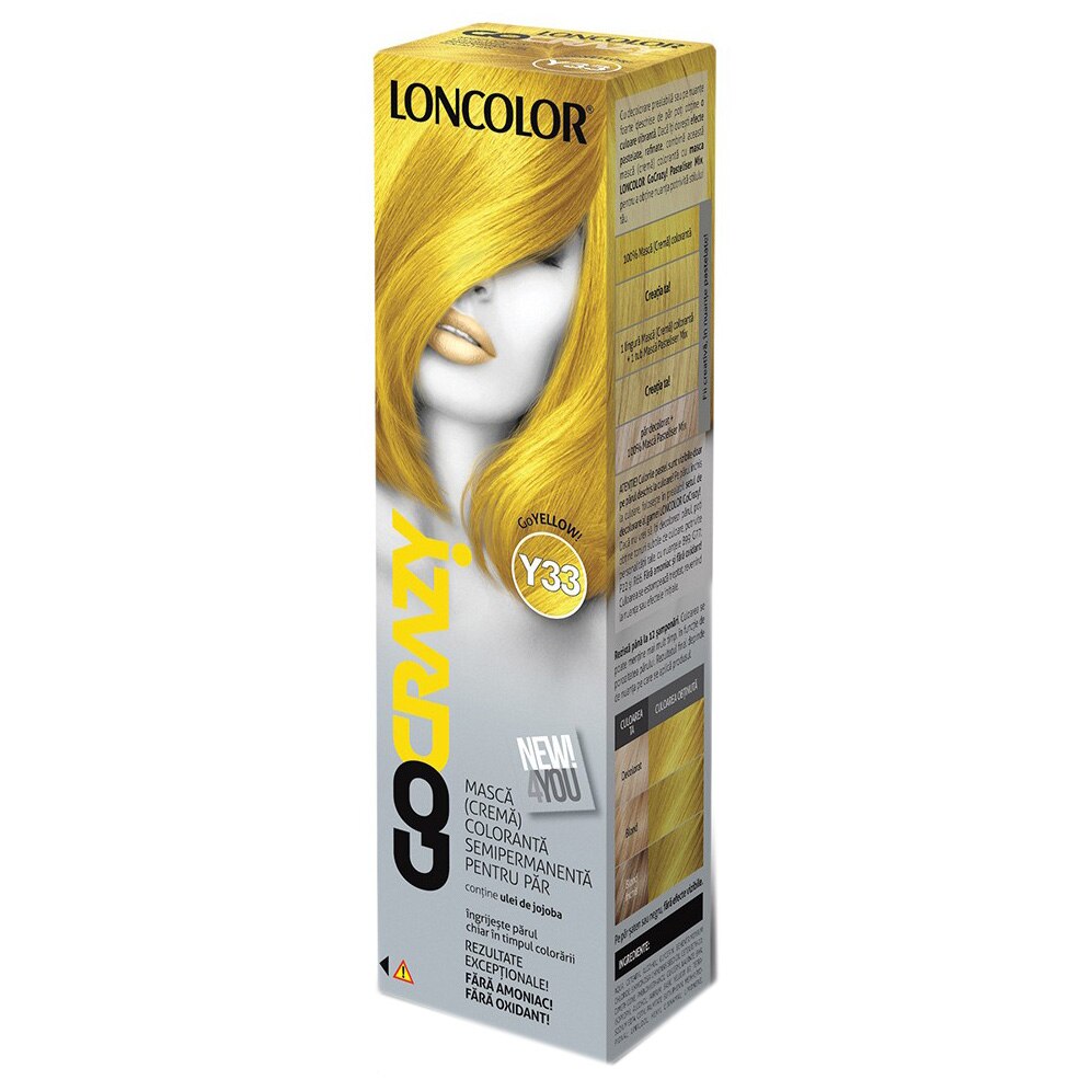 Crema de par coloranta semi-permanenta fara amoniac Loncolor GoCrazy ...
