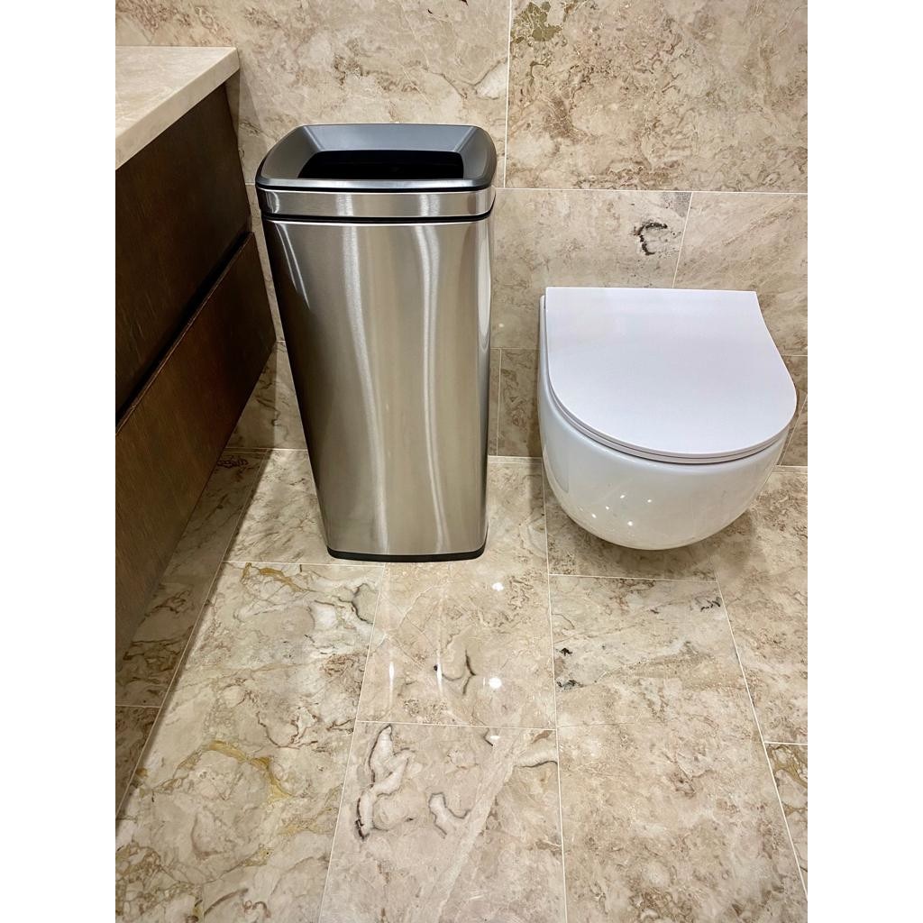 Smash Design Luxury Bins PRH-SF30-F02 szemetes, 30 L, ezüst - eMAG.hu