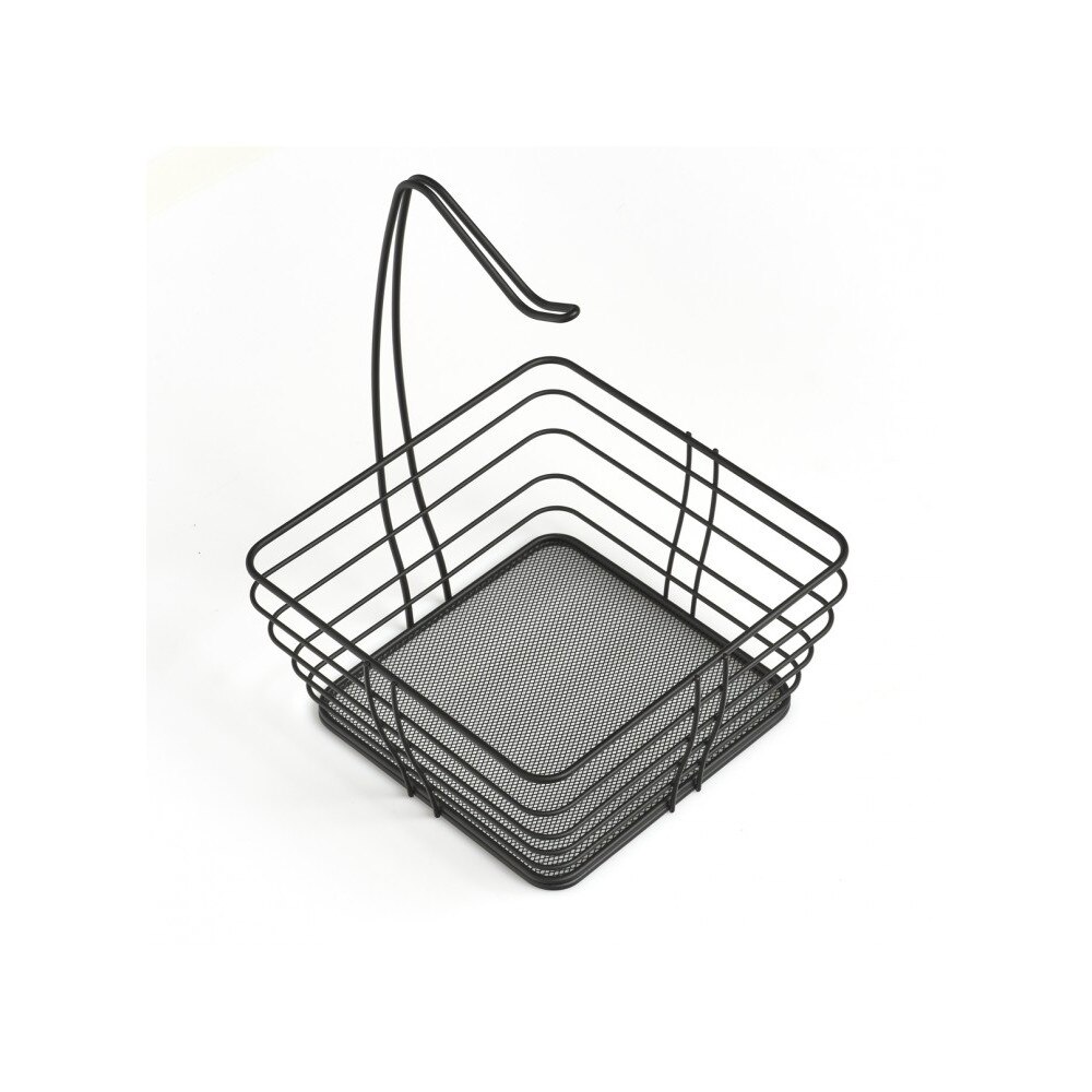 Fructiera Zeller, metal 26x26x36 cm, negru - eMAG.ro