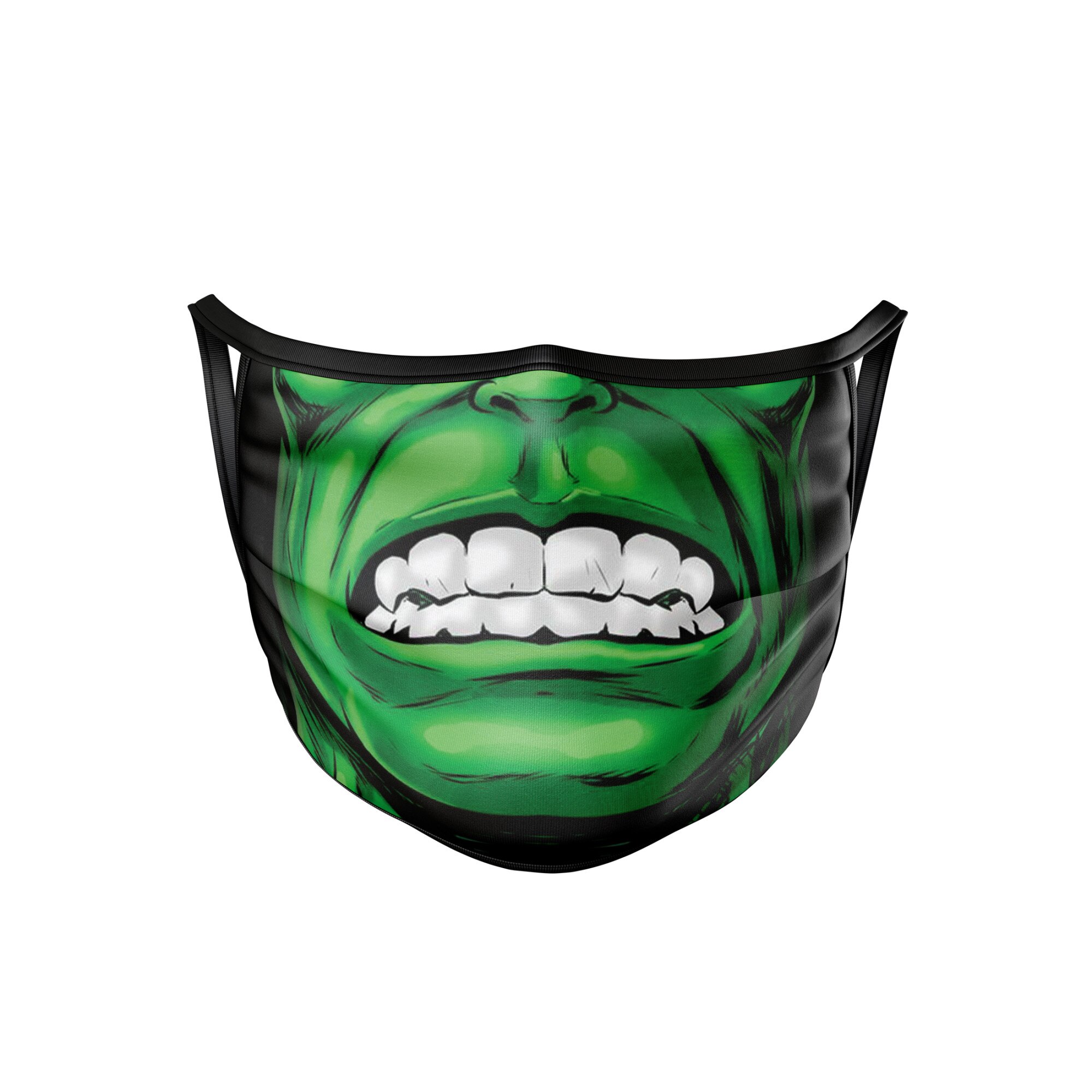 Masca Protectie cu Elastic, Hulk, multicolor, textil, 15 x 22 cm - eMAG.ro