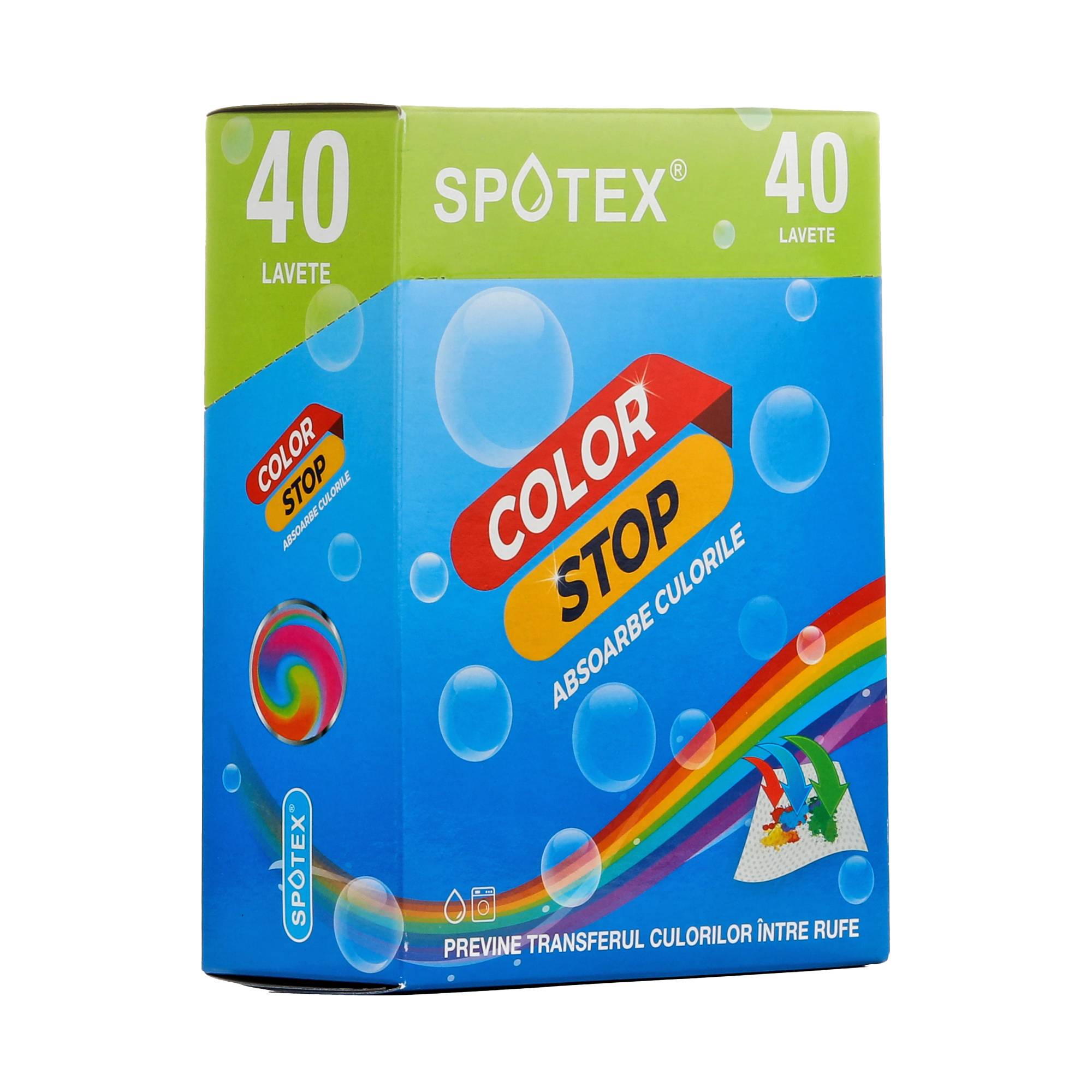SPOTEX LAVETE COLOR STOP 40 BUC - eMAG.ro