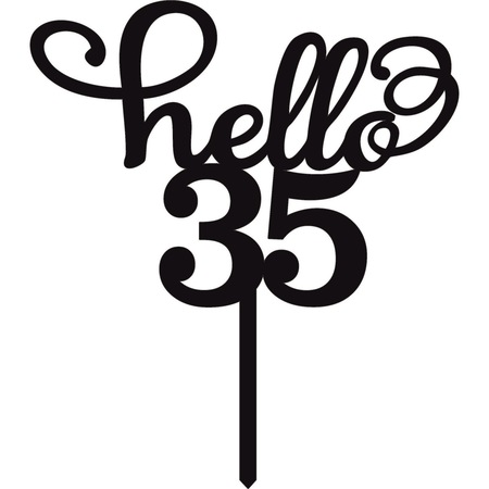 Topper tort, Tomvalk, Hello 35, negru - eMAG.ro