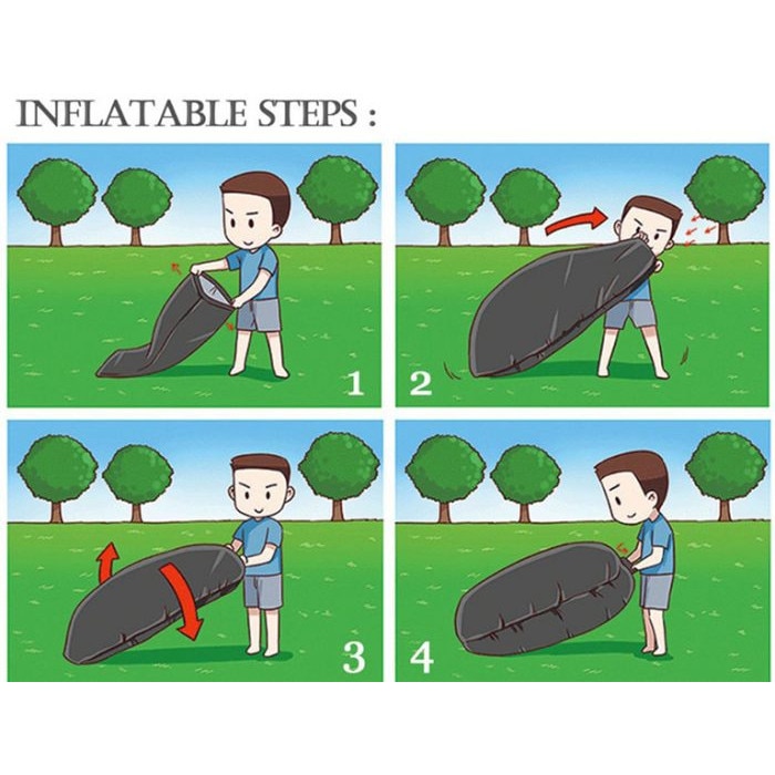 Lazy Bag pumpa nélkül felfújható strand matrac - vanília - eMAG.hu