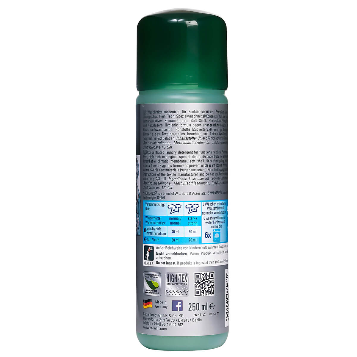 Detergent concentrat pentru materiale textile cu membrane functionale ...