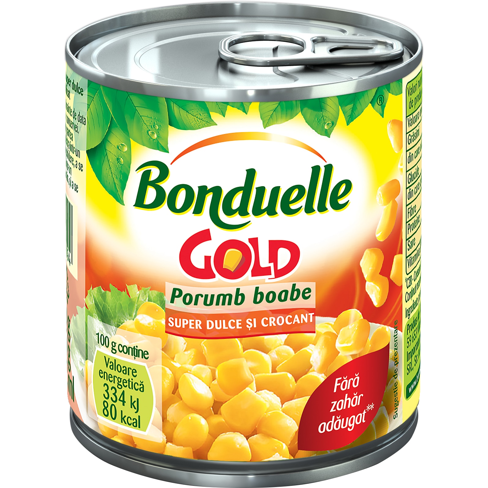 Porumb boabe, super dulce si crocant Gold Bonduelle, 170g - eMAG.ro