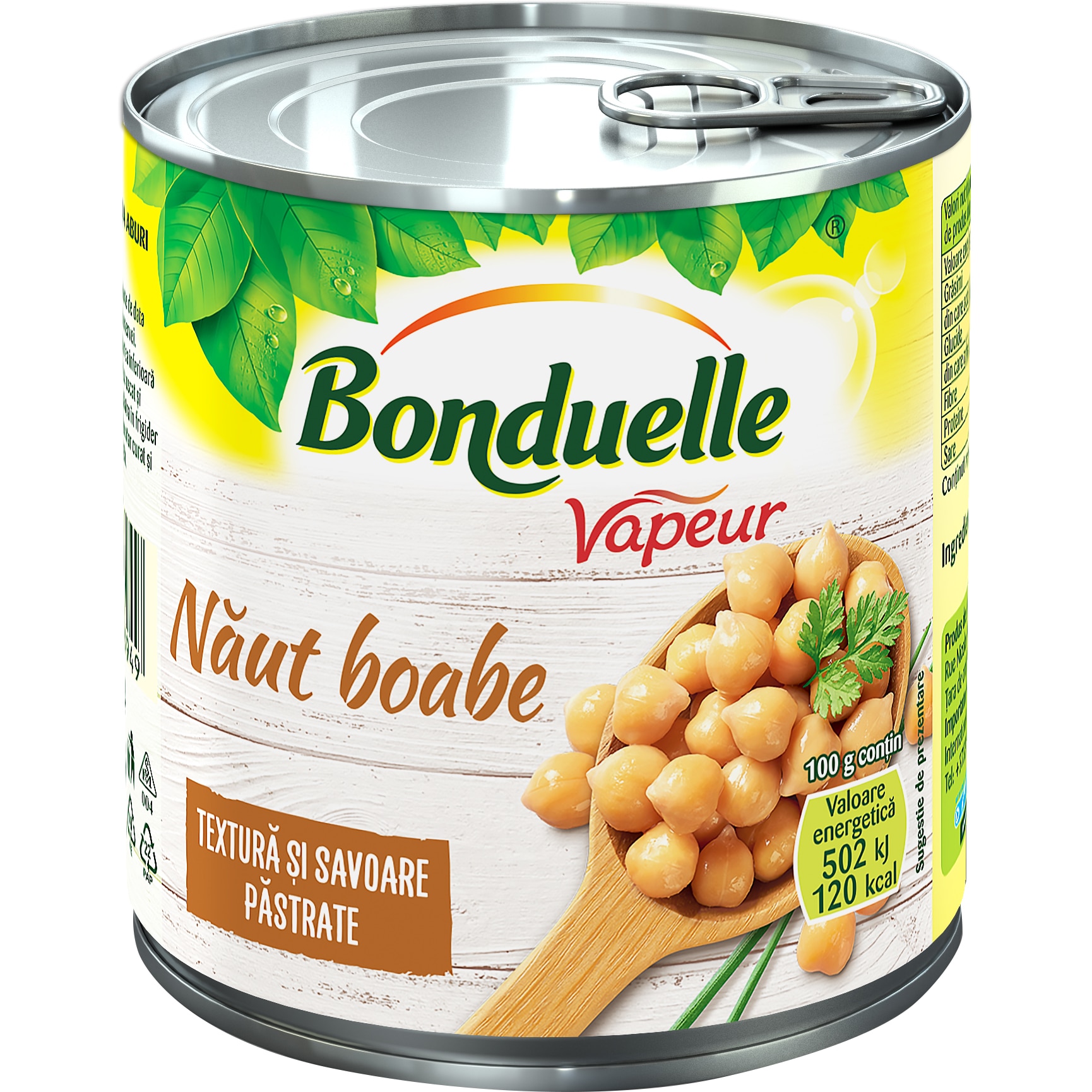 Naut boabe vapeur, Bonduelle, 425ml - eMAG.ro