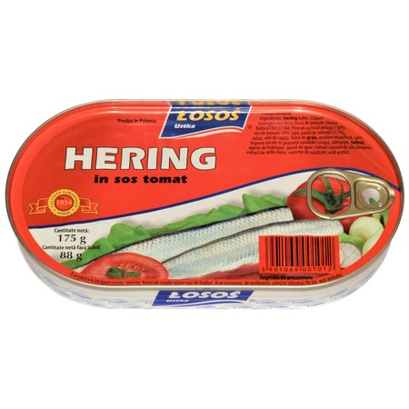 Conserva HERING in sos tomat LOSOS, 175G - eMAG.ro