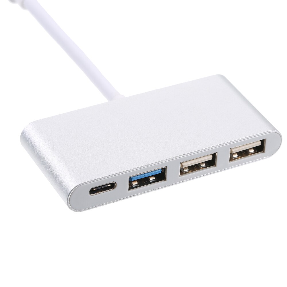 Adaptor 4in1 Anself, USB-C la USB 3.0, Hub pentru incarcarea ...