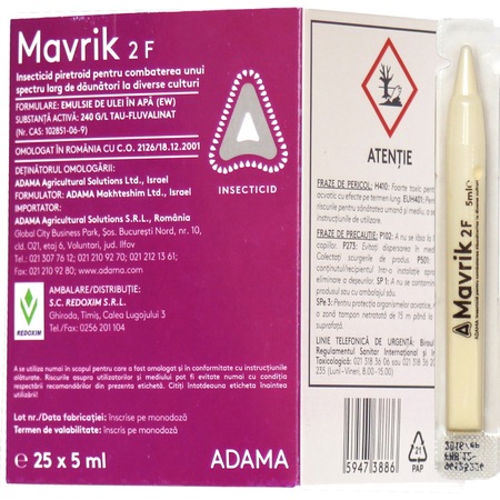 Insecticid Mavrik 2 F, 5 ml - eMAG.ro