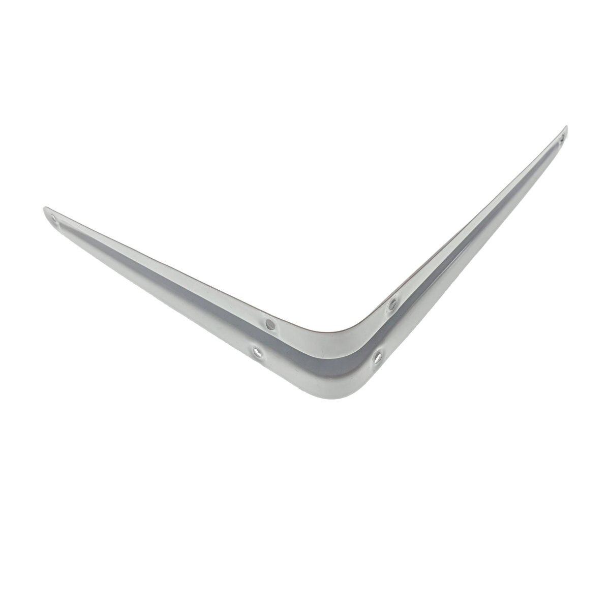 Suport pentru raft si polita, din metal, 245x200x40mm, alb - eMAG.ro