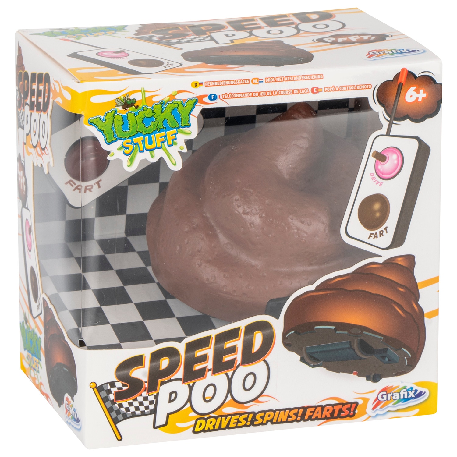 Jucarie POO cu telecomanda, Speed Poo, Grafix - eMAG.ro
