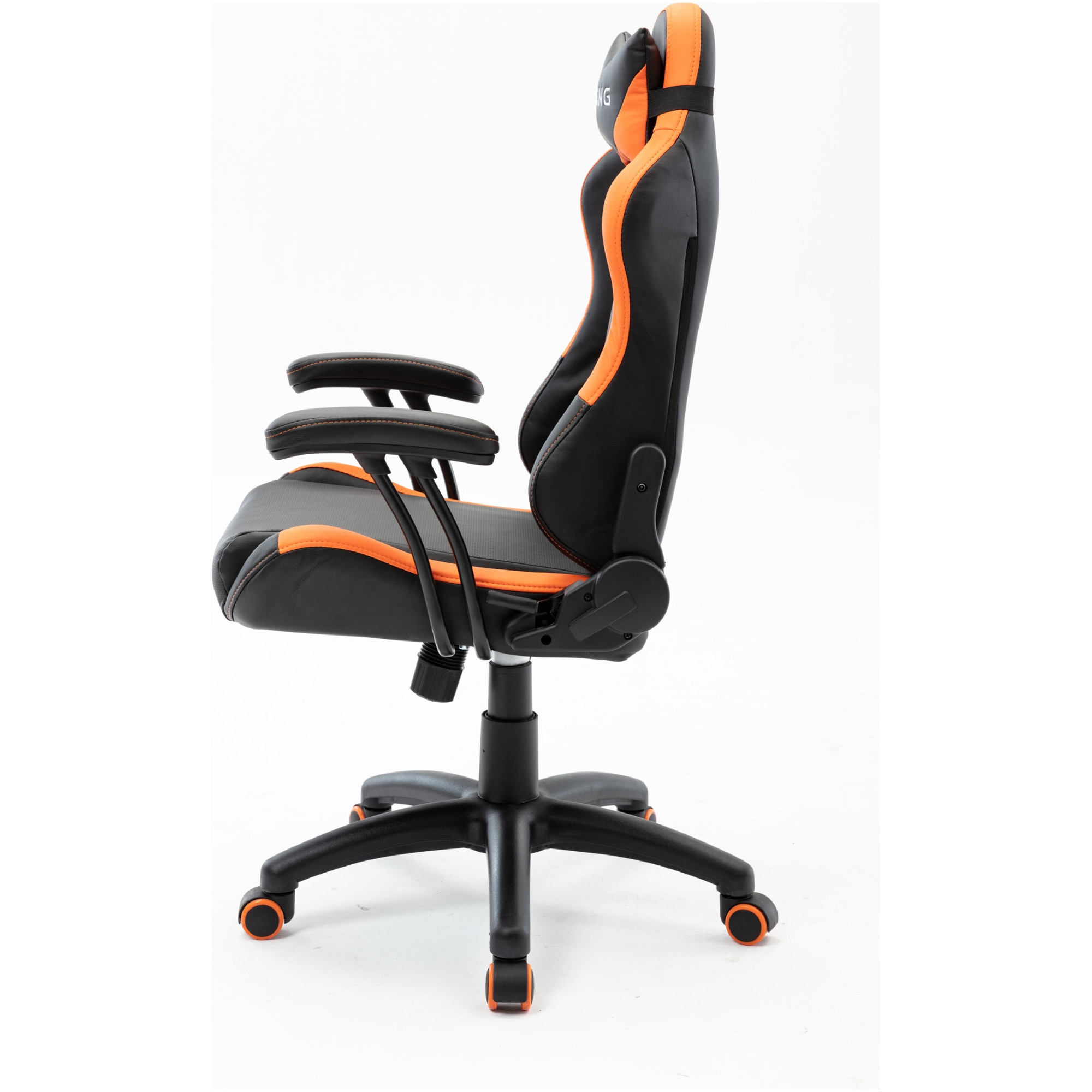 Scaun gaming pentru copii Kring Icarus, perna suport cervical, PU ...