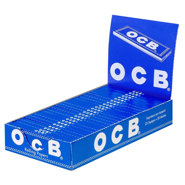 Set Foite pentru tigarate OCB Standard Blue, 70 mm, 25 pachete x 50 ...