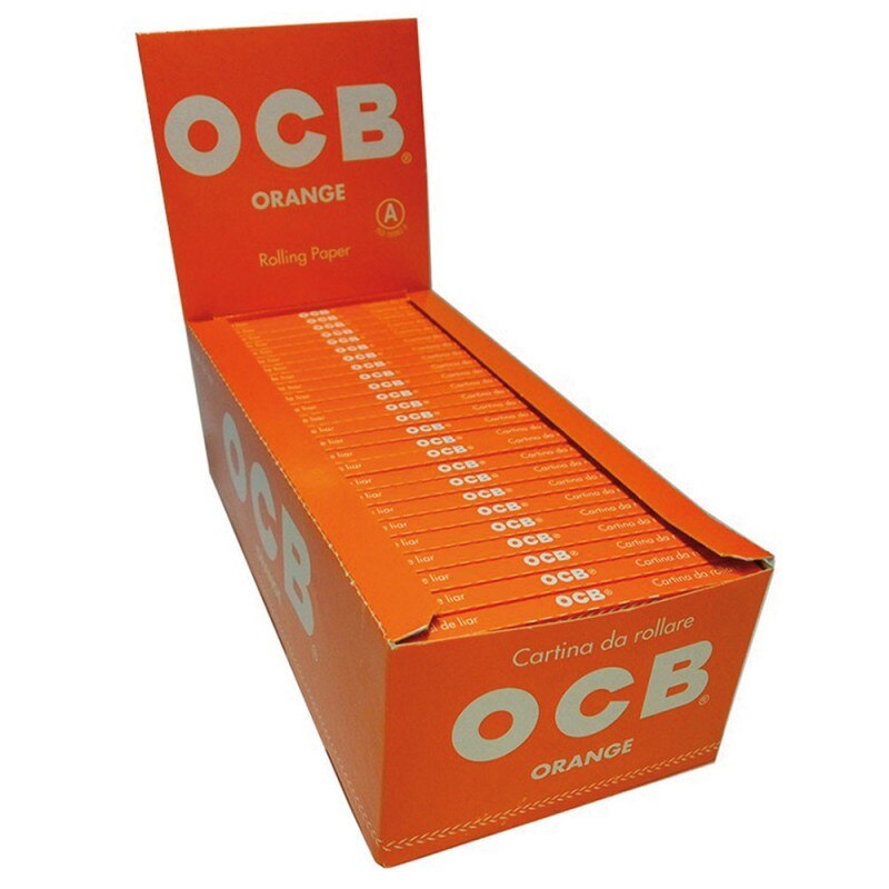 Set Foite pentru tigarete OCB Standard Orange, 70 mm, 50 pachete x 50 ...
