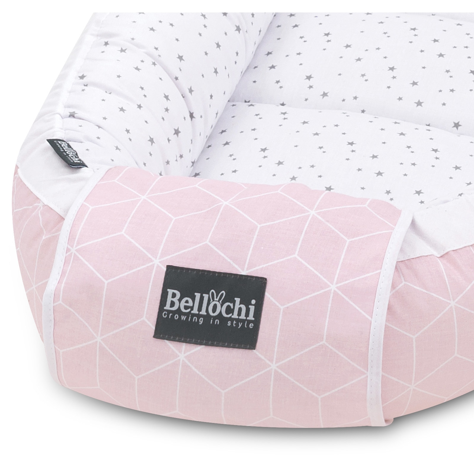 Set 5 piese Bellochi cosulet bebe, lenjerie, salteluta si perna bebe ...