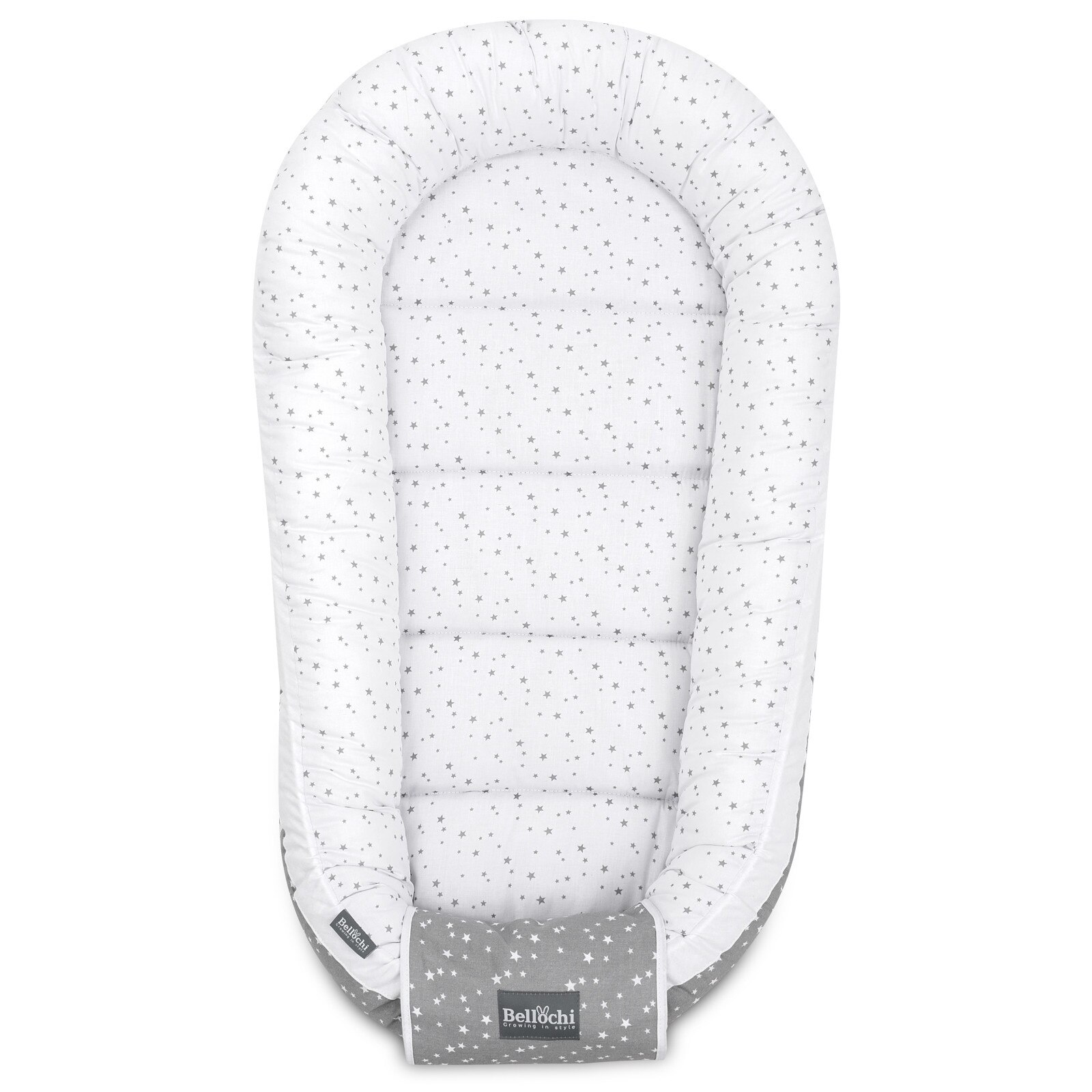 Set 5 piese Bellochi cosulet bebe, lenjerie, salteluta si perna bebe ...