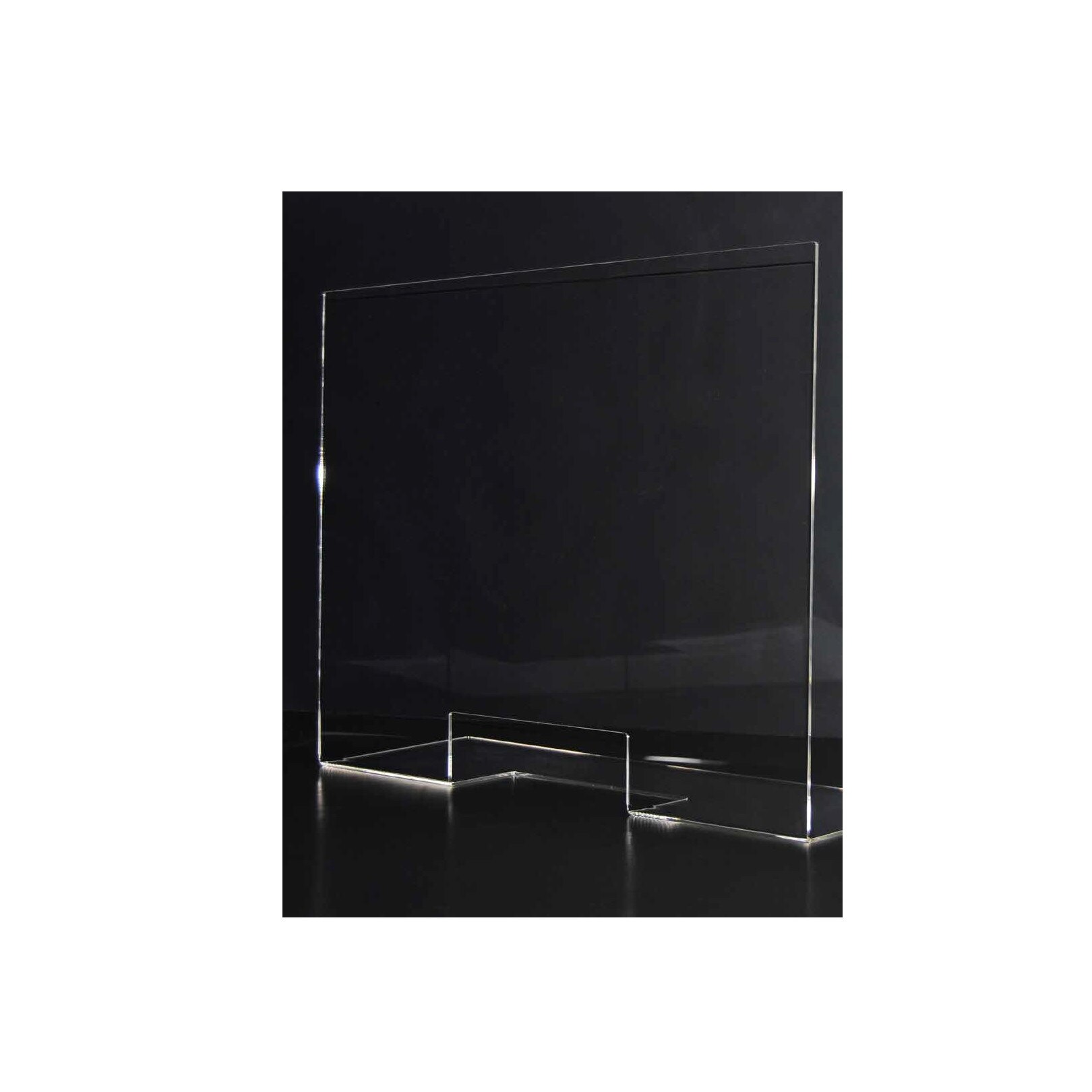 Set 10 bucati Separatoare plexiglass, Vesta, Transparent, 90x30x70 cm ...