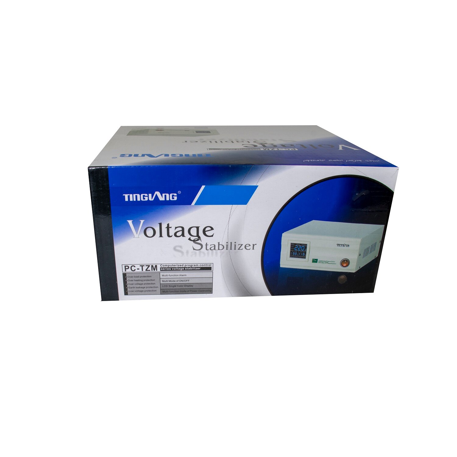 Stabilizator de tensiune cu afisaj LED 220V 2000VA PC-TZM2000VA - eMAG.ro