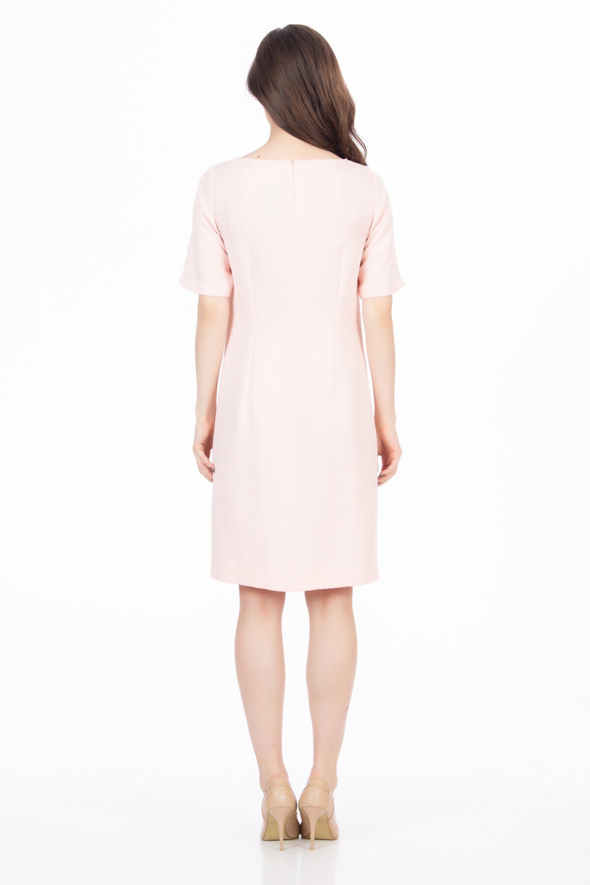 Rochie Anna, Roz Sense, 42 - eMAG.ro