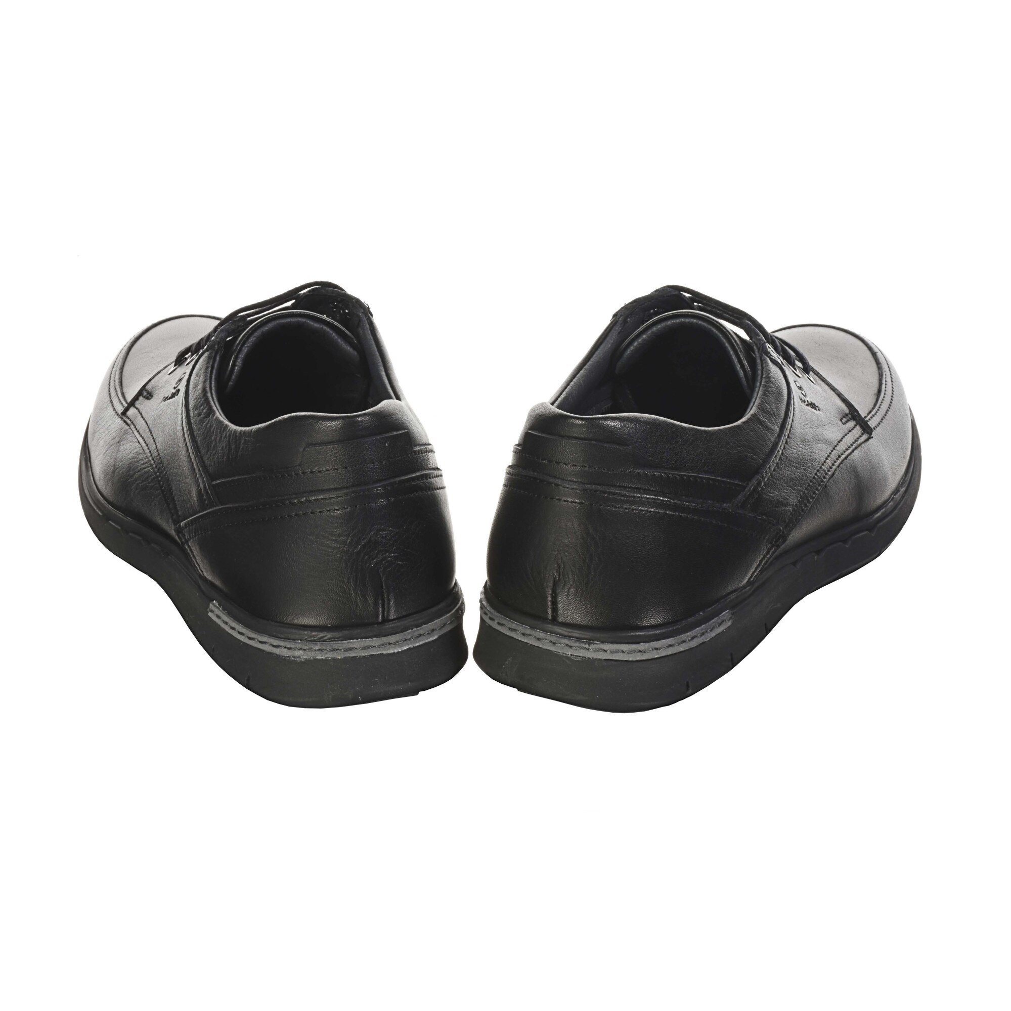 Pantofi barbati, Dr.Jells-0325-F308, piele naturala, casual, negru, 40 ...