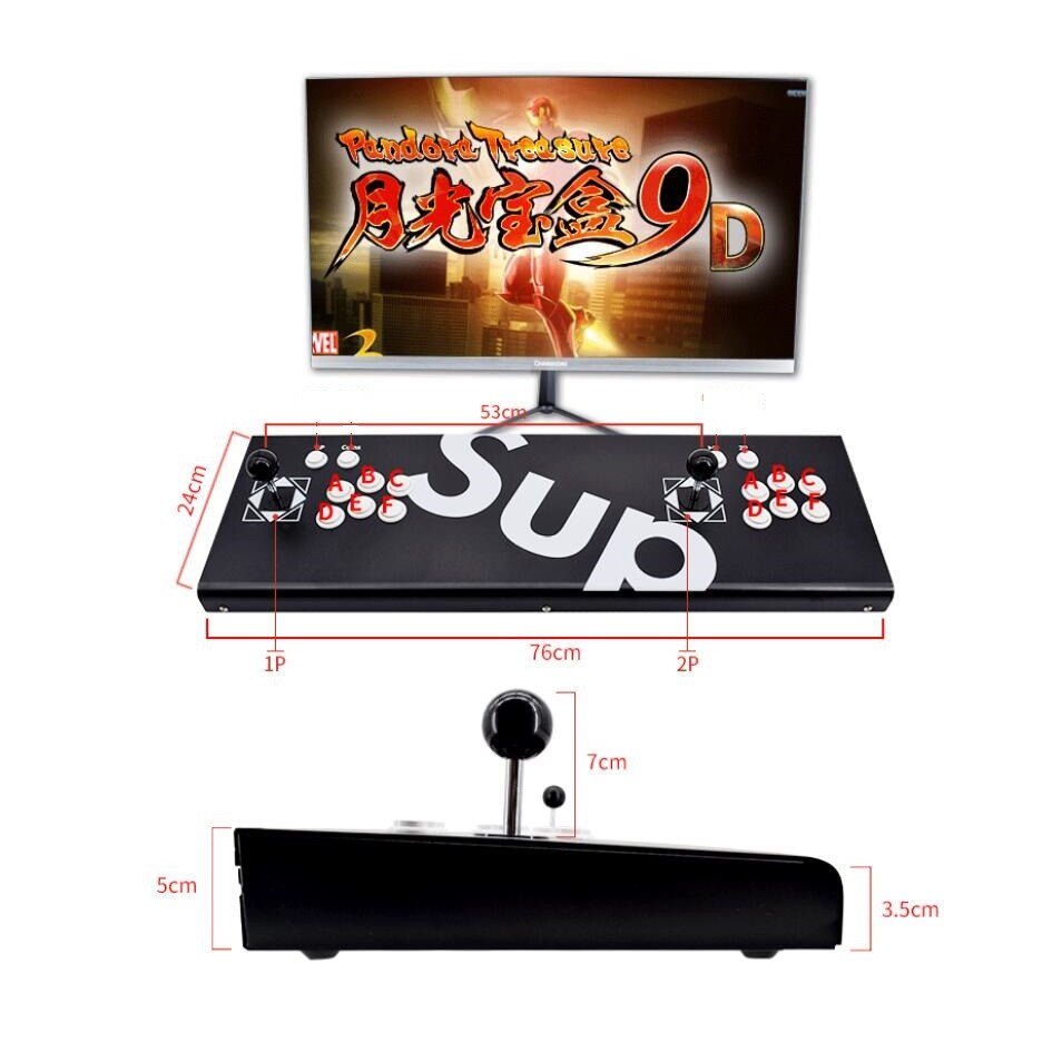 Consola de jocuri, Pandora's Box 9D Video Arcade, pentru TV, PC, PS3 ...
