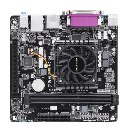 GIGABYTE Alaplap S769 E2500N AMD E1 + E1-2500 APU, mini-ITX - eMAG.hu