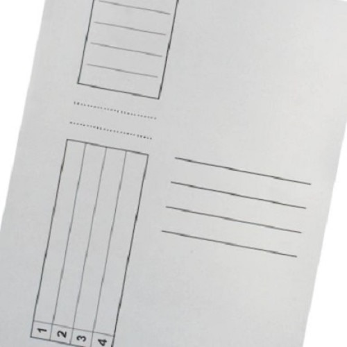 Set 10 bucati Dosar standard, simplu, carton, alb - eMAG.ro