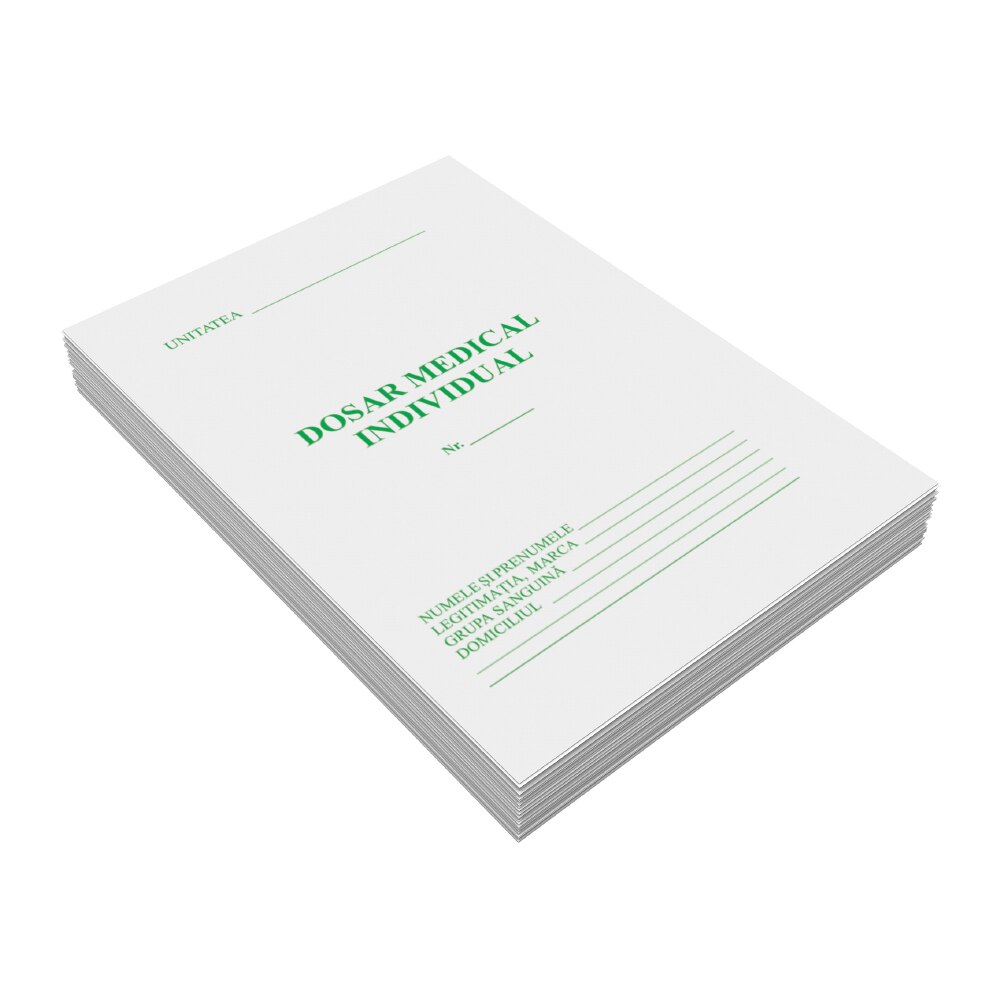 Set dosar medical (dosar medical, Fisa PSI, Fisa PM), 3 buc x 3/set ...