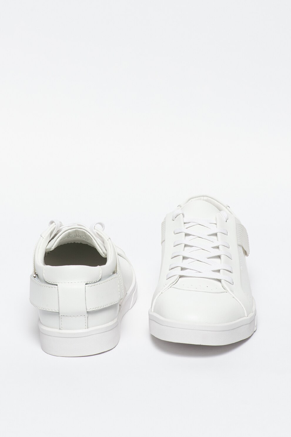 CALVIN KLEIN, Кожени спортни обувки Italo с велкро, Бял, 41 - eMAG.bg