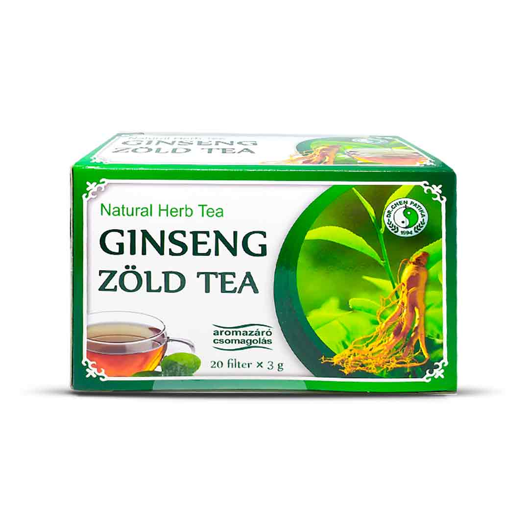 Ceai verde ginseng, 20 pliculete, 60 gr. Dr. Chen - eMAG.ro