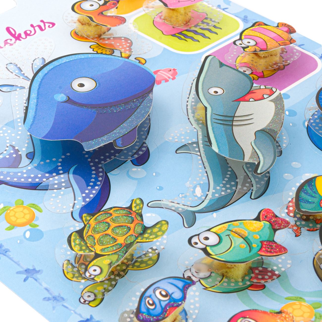 Stickere colorate cu animale acvatice, Maison du Paradis, 21 x 29 cm ...