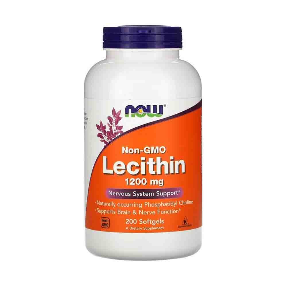 Lecitina (Lecithin) 1200mg, Now Foods, 200 softgels - eMAG.ro