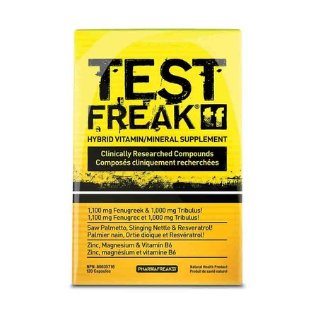 Test Freak, Pharmafreak, 120 capsule Fara aroma - eMAG.ro