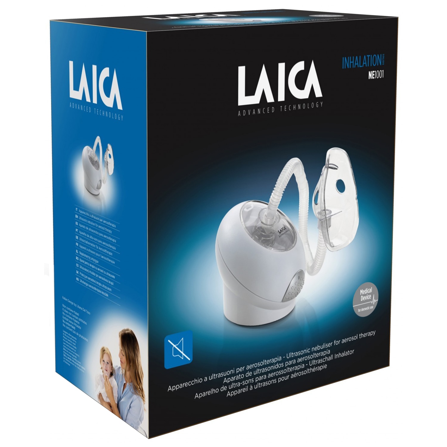 LAICA NE1001 Aerosolos terápiás inhalátor, ultrahangos - eMAG.hu