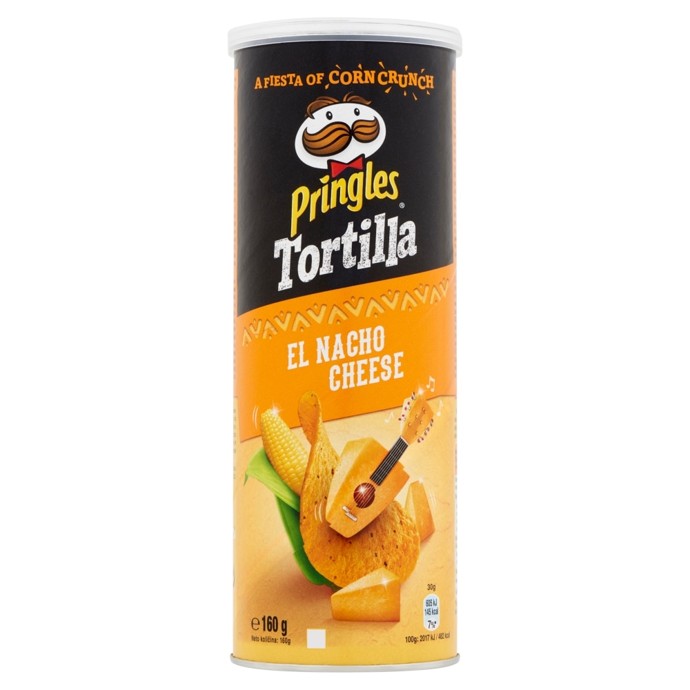 Pringles Tortilla Nacho Cheese snack, 160g - eMAG.hu